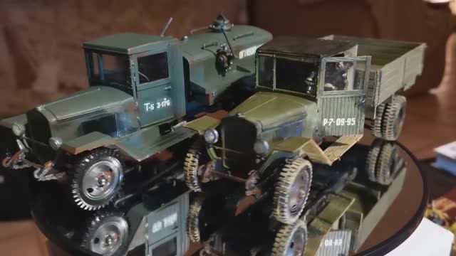 Готовые модели ЗИС-5В в двух модификациях, масштаб 1:35.