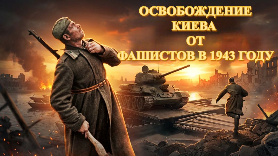 Освобождение Киева от фашистов в 1943 году.
