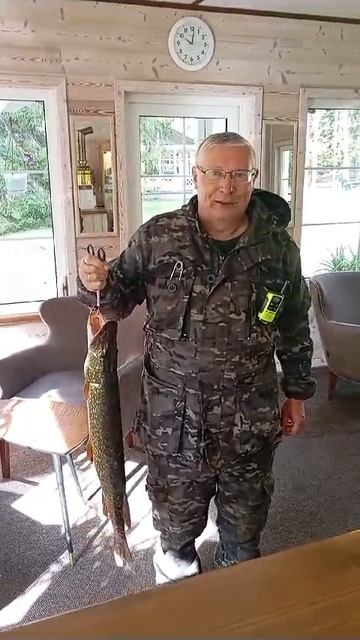 Рыбалка на озере Кончезеро. База отдыха Эдем.  Карелия