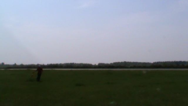 Взлёт F3K планера  ,Пермь Бахаревка 15.05.2010.