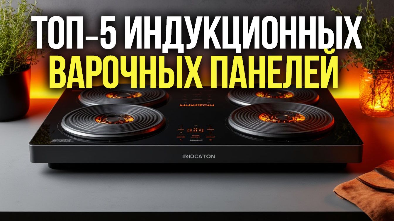 ТОП‑5 индукционных варочных панелей 2026: какой вариант выбрать?