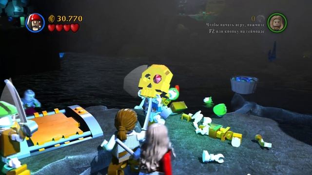 LEGO Pirates Of The Caribbean Барбосса прохождение (PC) #5