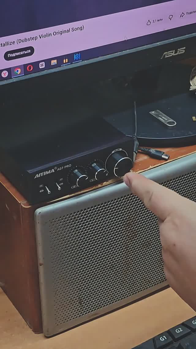 AIYIMA A07 PRO тест на Microlab PRO2 #распаковка #aiyima #тест #звук #усилитель #аудио #aliexpress