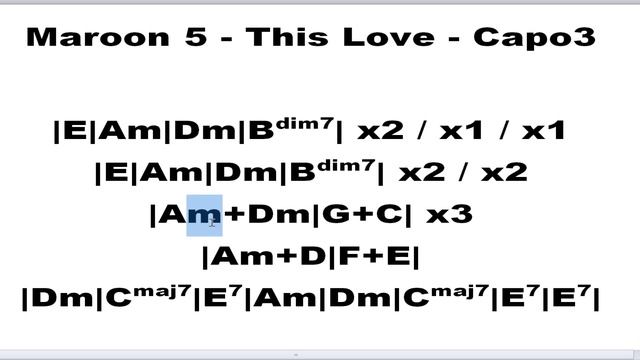 71. Maroon 5   This Love