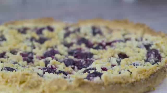 Самый вкусный открытый пирог с вишней в духовке - простейший рецепт французского вишневого пирога!