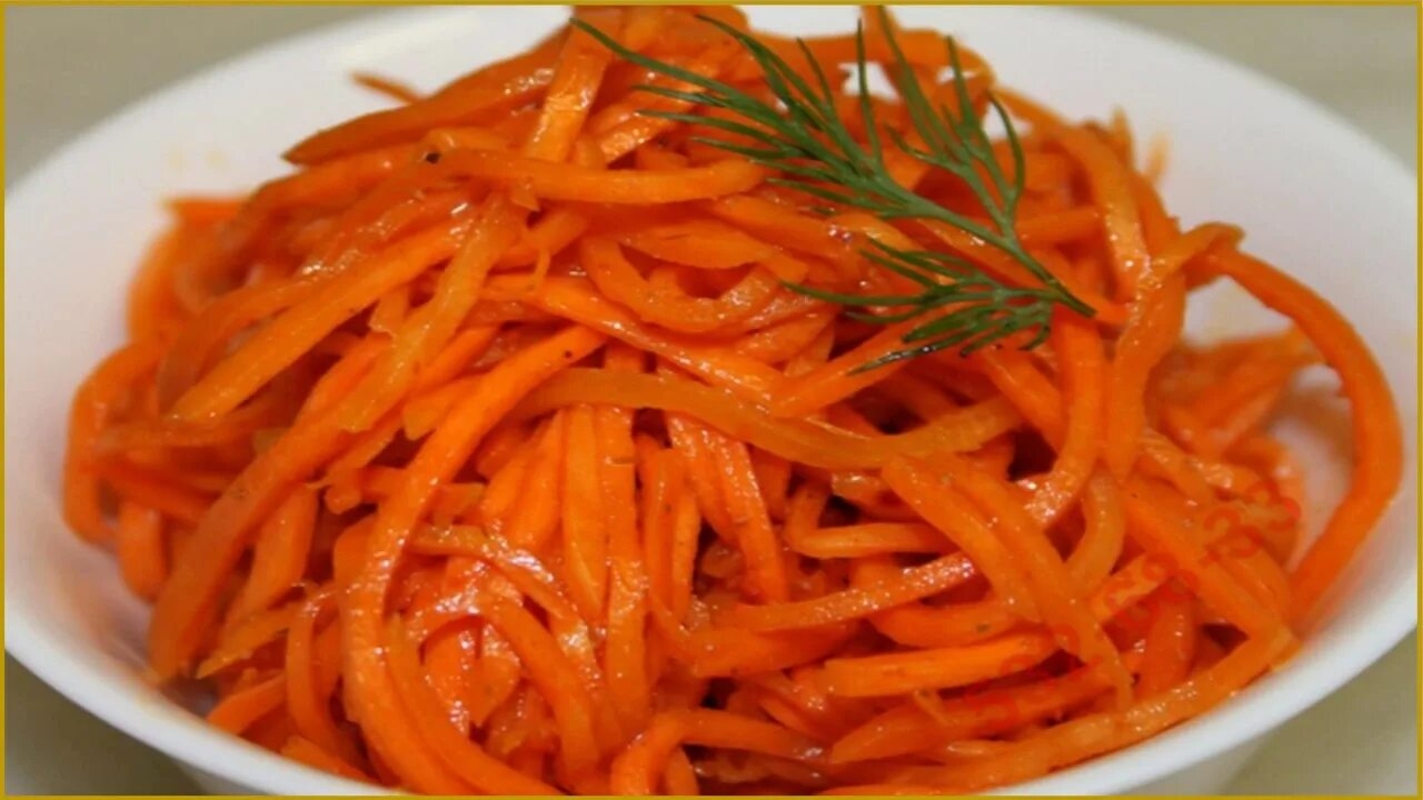 Сочная морковь по - корейски 😋