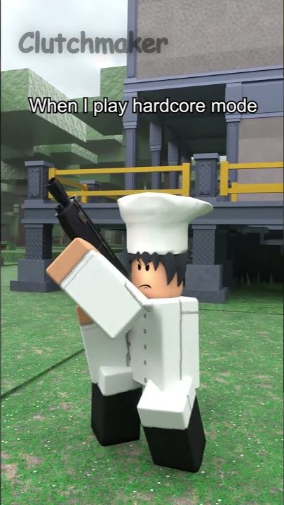 When I play hardcore mode in 99 night in the forest 💀