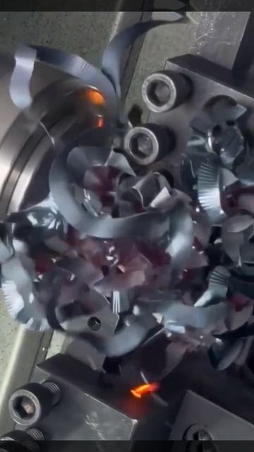 Скоростная токарная обработка металла .