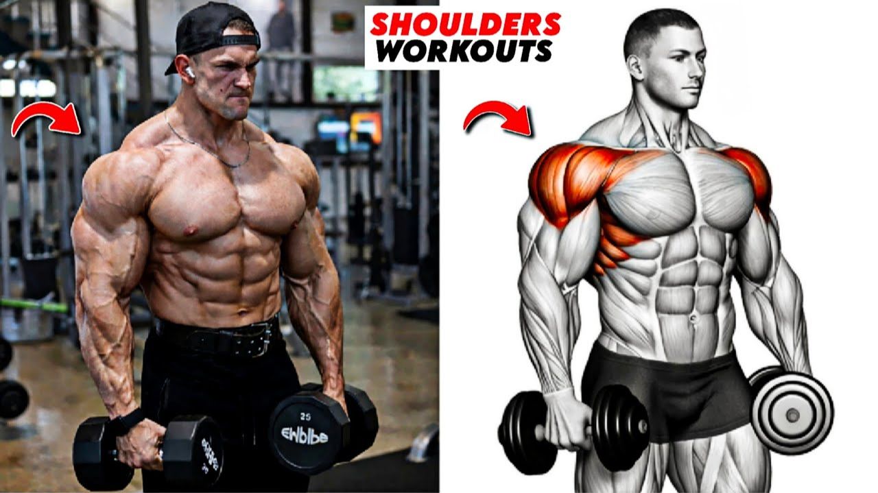 8 Обязательных Упражнений На Плечи Для Достижения Максимального Размера И Ширины 💪