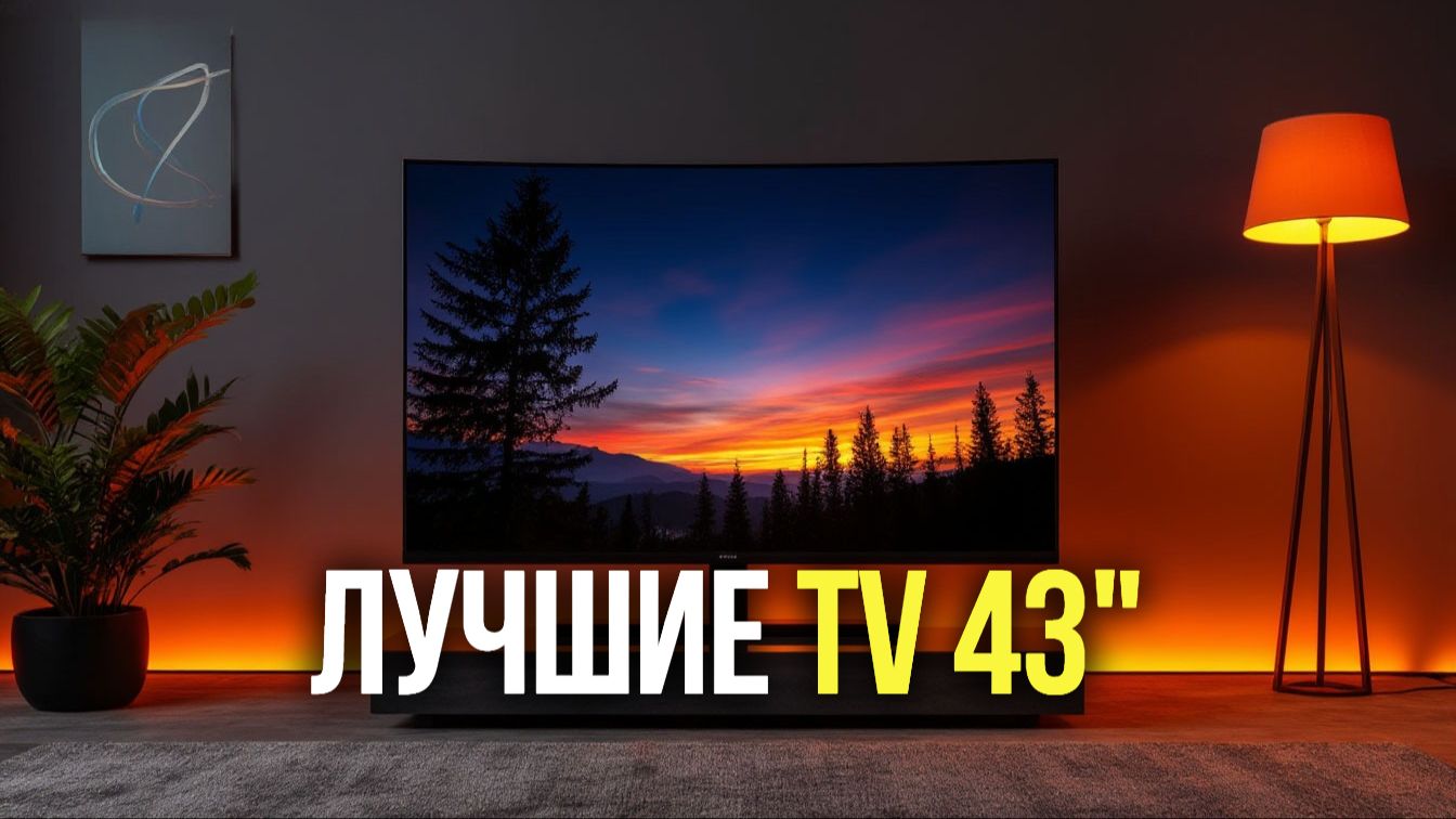 ТОП‑5: топовые телевизоры с диагональю 43 дюйма