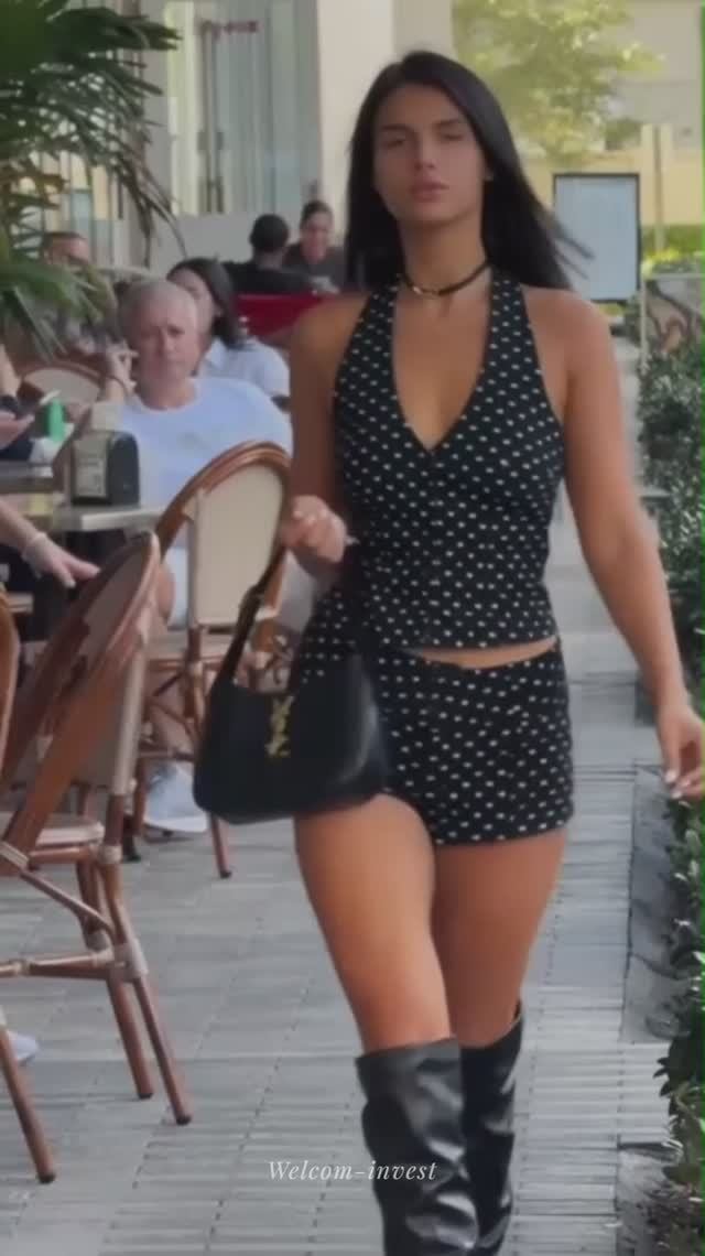 Beautiful girls on the street