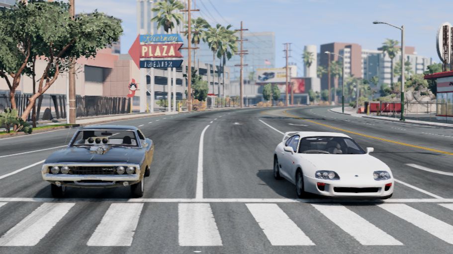 СБОРНИК СЦЕН ИЗ ФОРСАЖА В BEAMNGDRIVE!