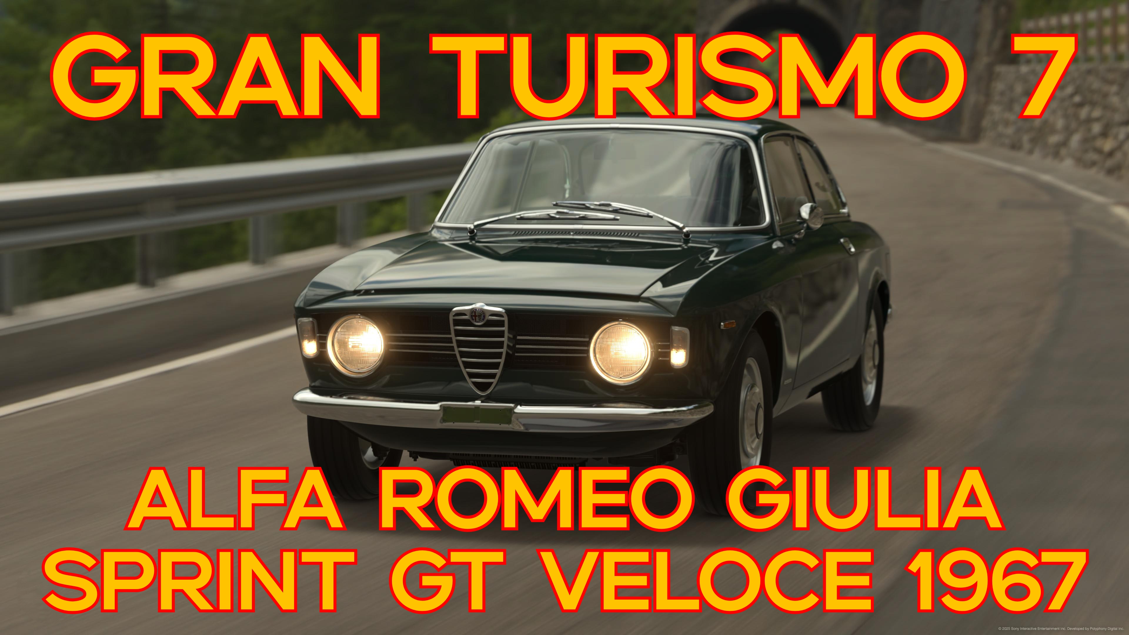 "Alfa Romeo Giulia Sprint GT Veloce 1967: Итальянская душа в Gran Turismo 7"