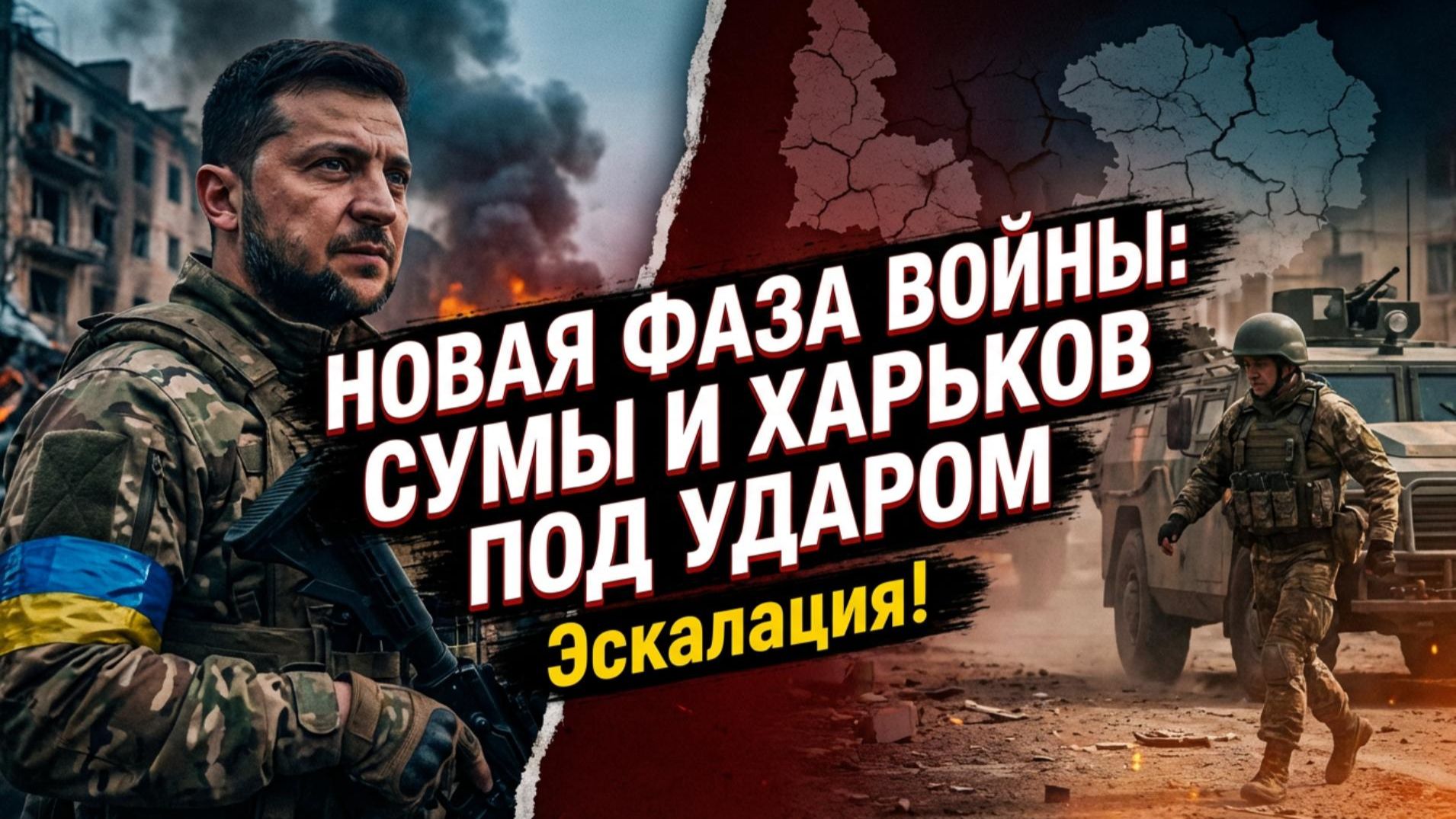 💥Россия расширяет давление на Сумском и Харьковском направлениях, война вступает в новую фазу!