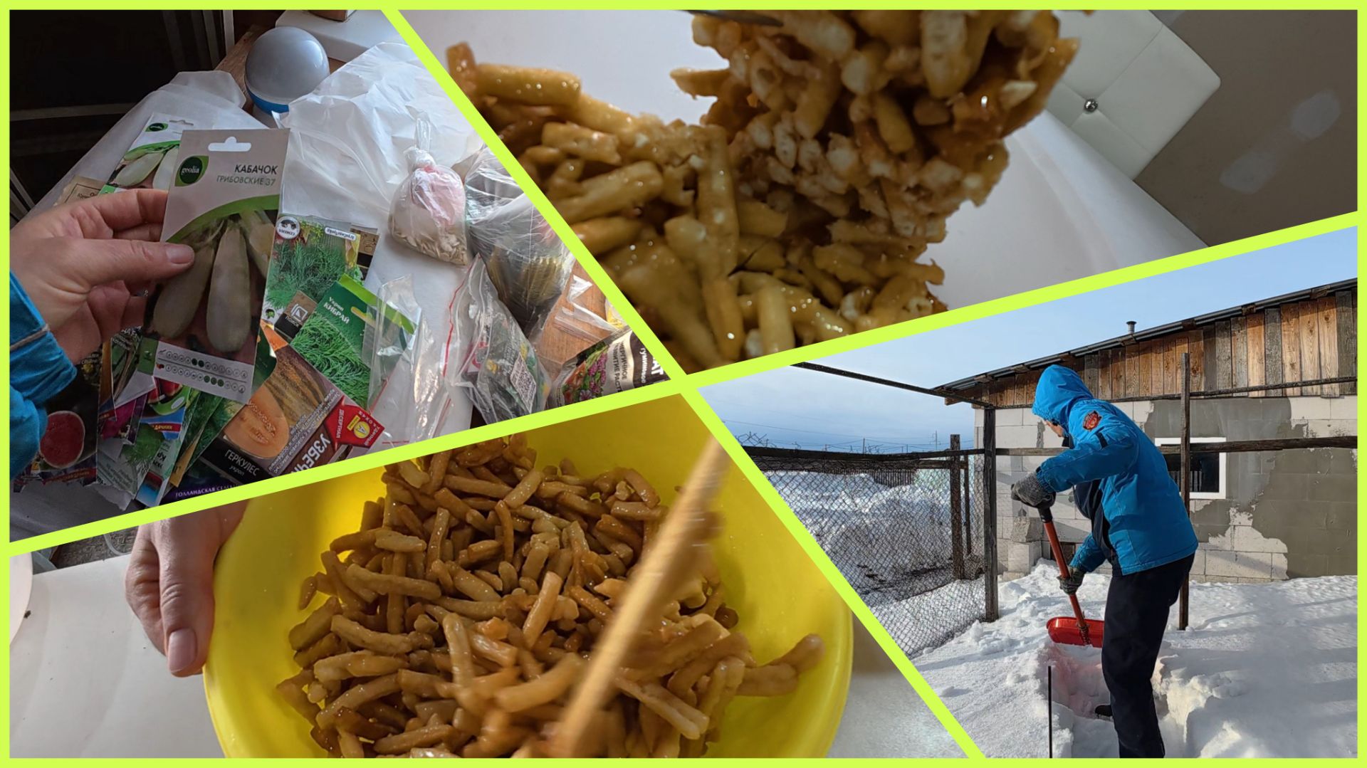 14.02.2026 // Стряпаю Чак Чак // Переношу второй канал Саши // Перебираю семена