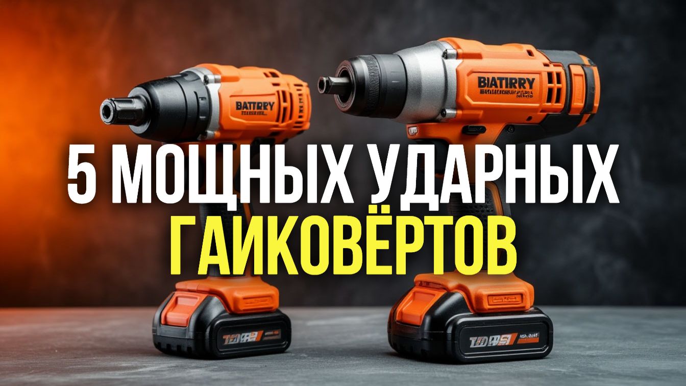 5 лучших ударных гайковёртов на аккумуляторах — рейтинг 2026 года