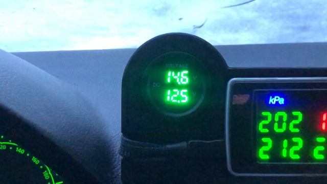 Заводка после длительной стоянки в мороз.