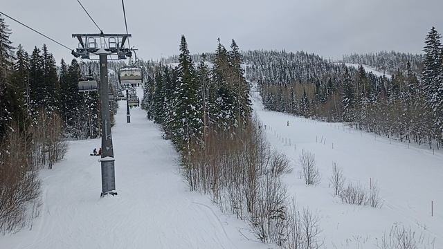 Гора Белая. Красота уральских гор и мы застряли на подъемнике