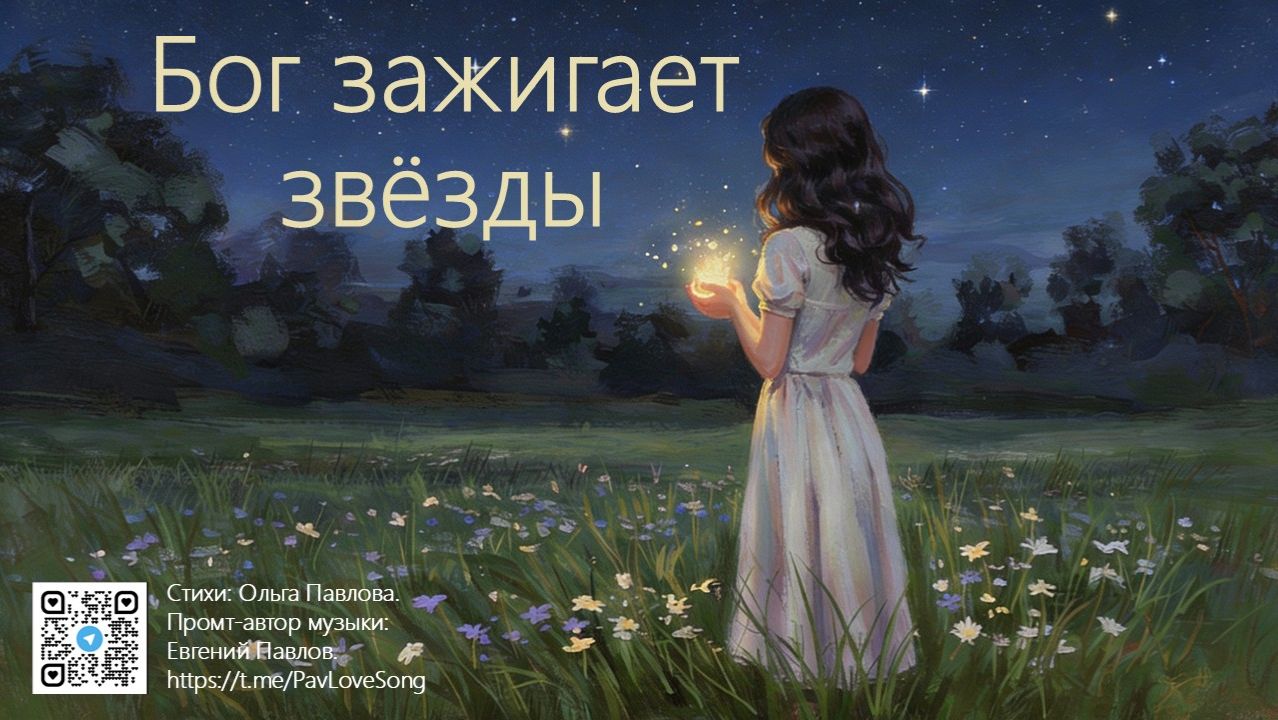 Видео-караоке Бог зажигает звезды