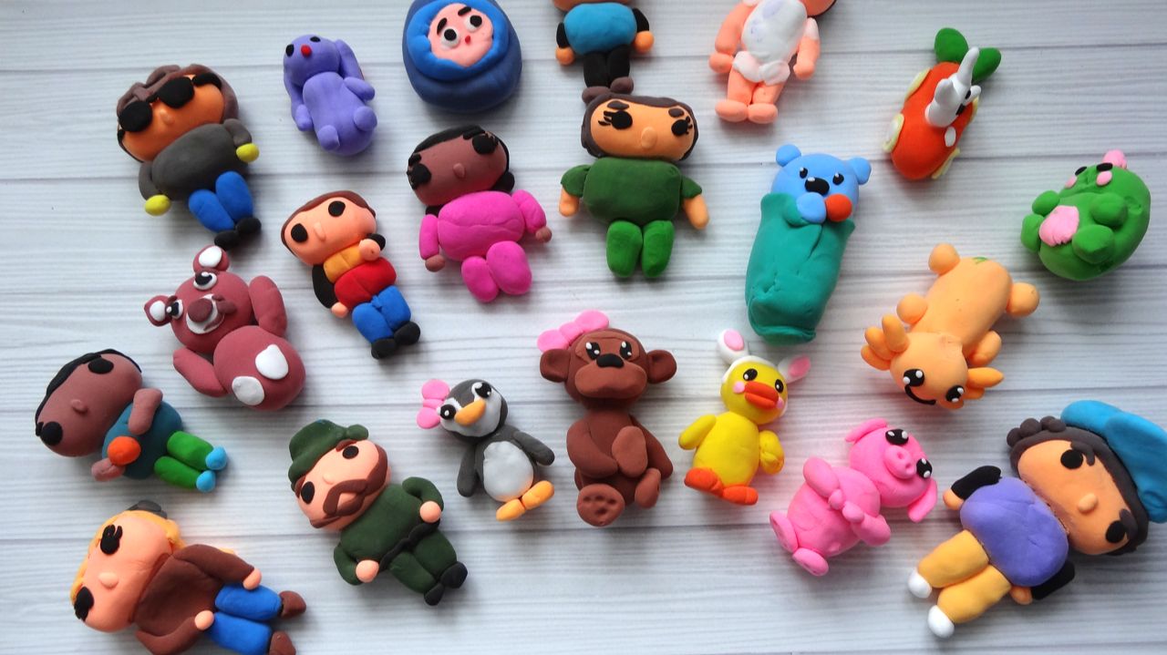 Воздушный пластилин. Мои работы.