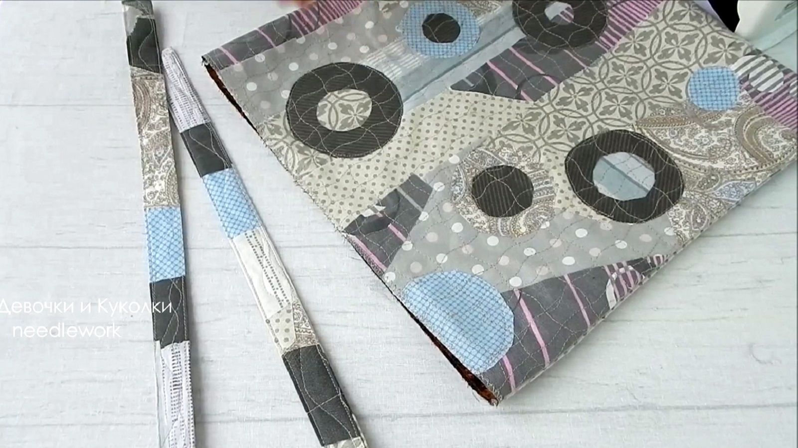 Из бледных некрасивых лоскутов делаю стильный дизайн. Техника "Пицца", хитрый пэчворк.