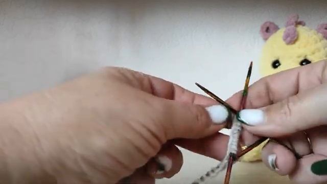 Варежки самые простые индийский клин ЧАСТЬ 1