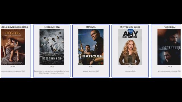 В каких фильмах снимался Джейк Джилленхол