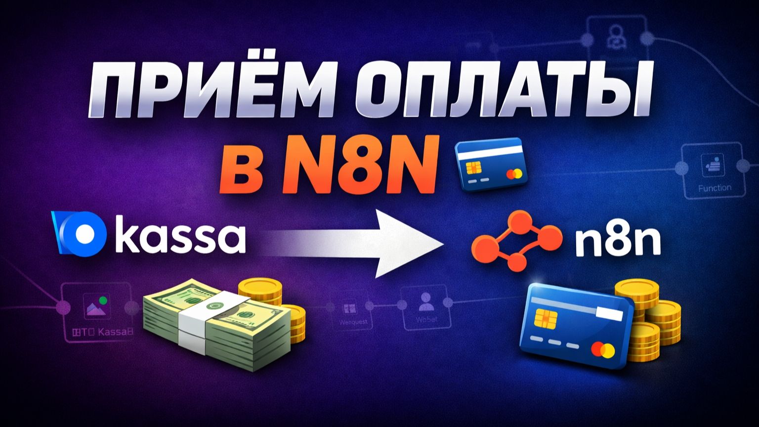 10 минут и твой бот получает оплату через ЮKassa и N8N | Простая схема