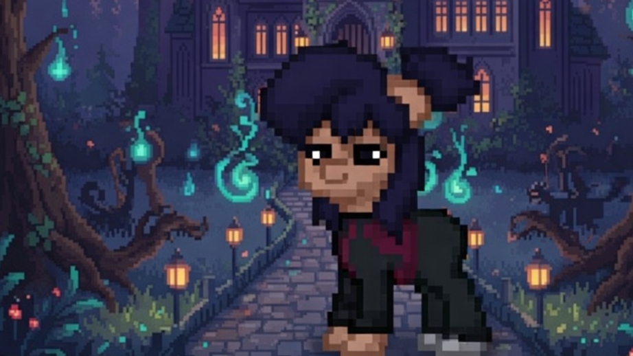 Как создать скин Макс. Академия сверхъестественного (Pony Town)