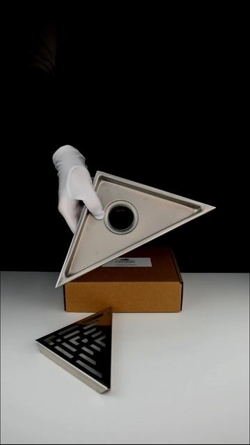 000433 Трап из нержавеющей стали, 200х140 мм