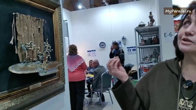 Малхаз Имедашвили делает картины из расплавленной меди