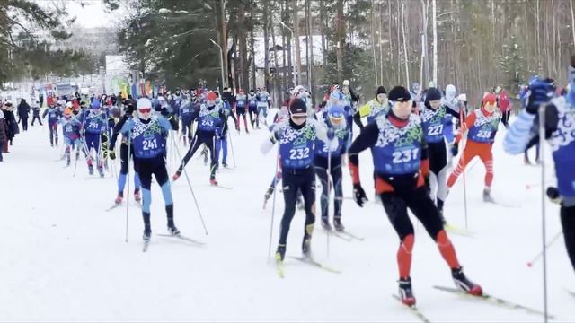 Лыжная гонка 30км, камский лыжный марафон