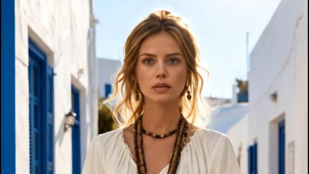 AI видео ( Первые шаги на Миконосе)