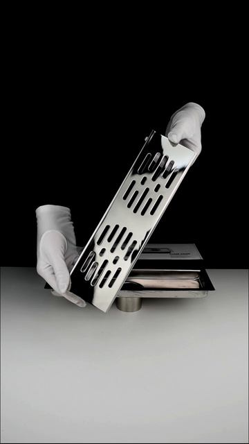 04440 Трап из нержавеющей стали 300х100 мм