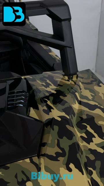 Детский багги A707AA LUX NEW 4WD зеленый камуфляж, Рестайлинг