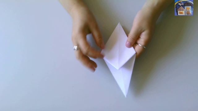 Оригами. Базовые формы "Птица", "Катамаран" часть 3.