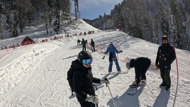 23 Роза Хутор - трасса: Явор -﹥ Явор 2 -﹥ "Вероника"