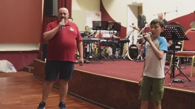 Белый пароход - "Дети и война". Репетиция перед концертом