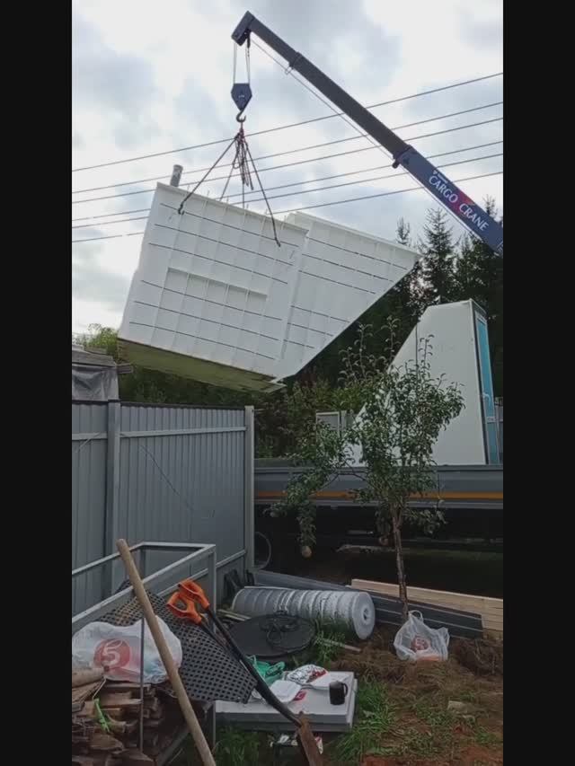 ✅Видео установки пластикового погреба Титан Фермер в московской области [установка погреба под ключ]