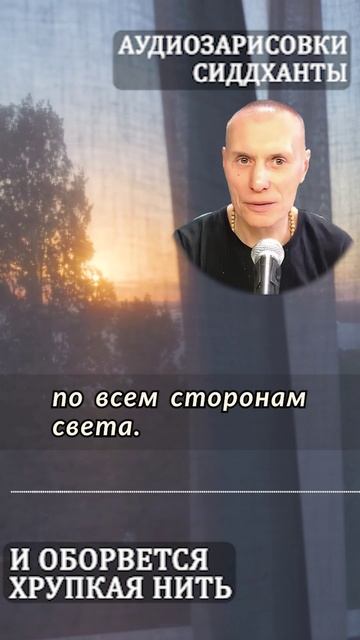 И оборвется хрупкая нить. Аудиозарисовки Сиддханты (Вячеслава Чернина)