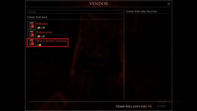 Heavy Armor Training