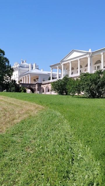 Панорама Камероновой галереи. Екатерининский парк.