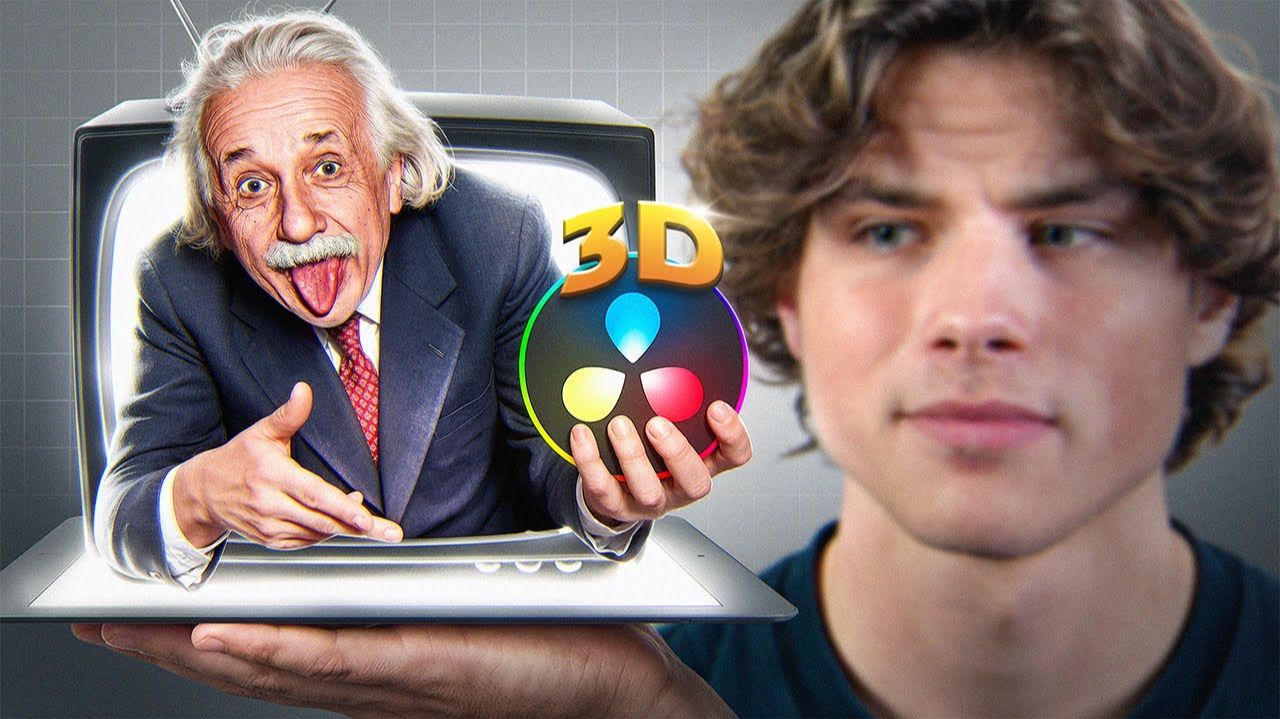 Drop Talking Clips Into 3D Worlds ｜ DaVinci Resolve Tutorial