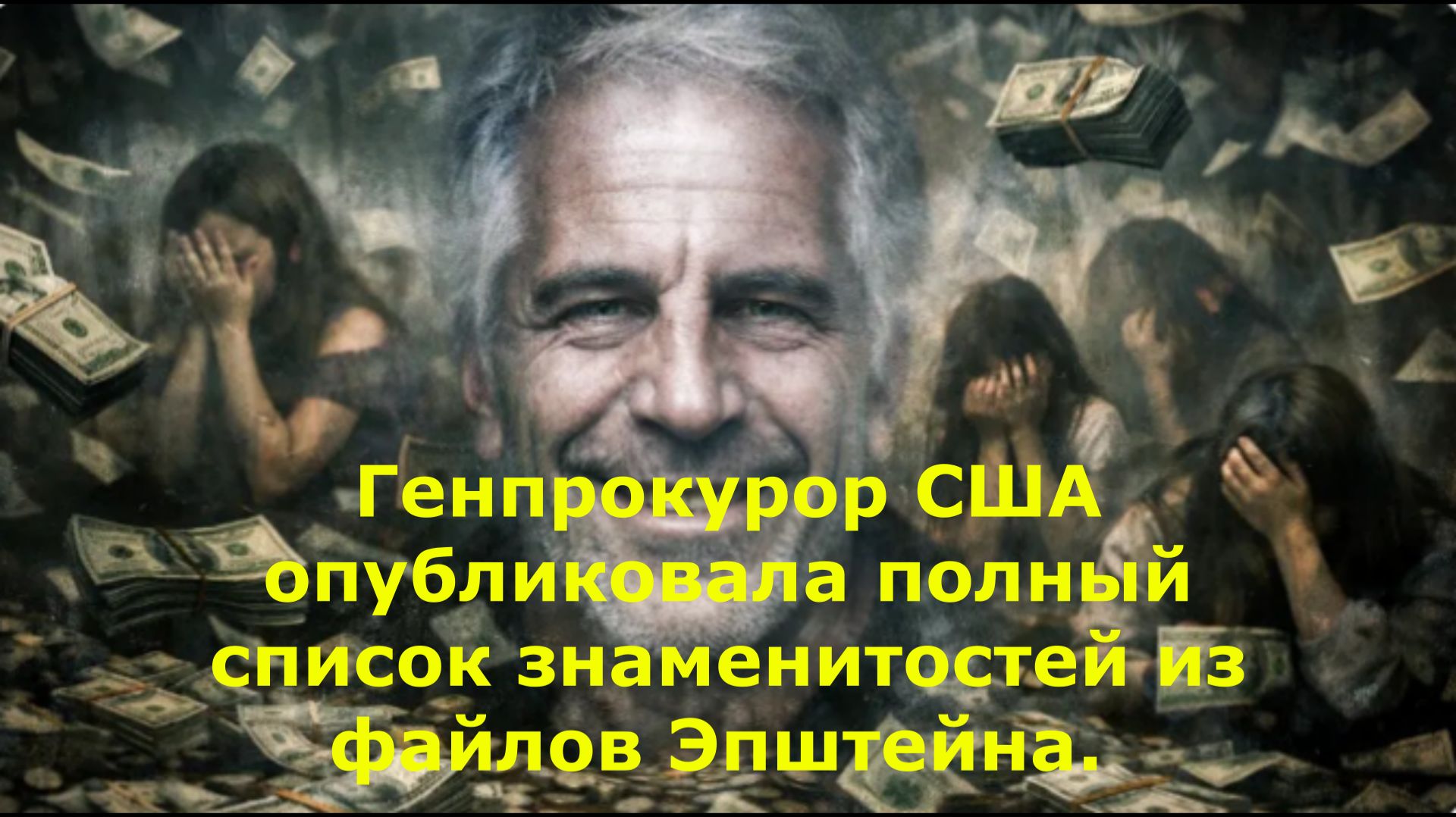 Опубликован полный список знаменитостей из файлов Эпштейна