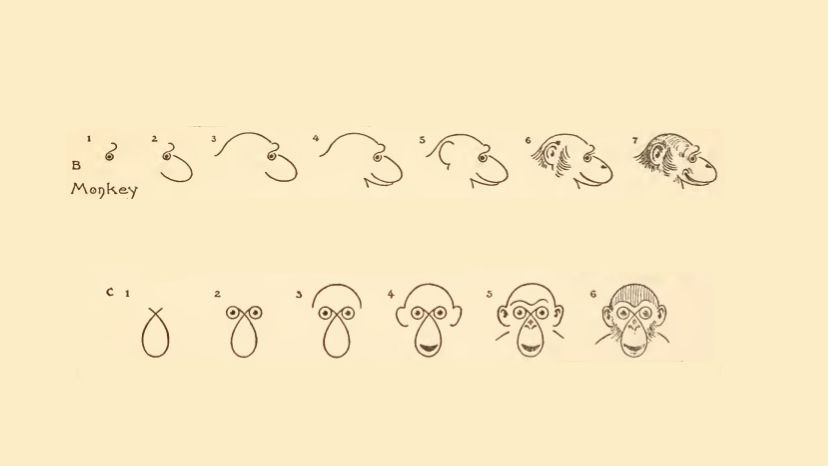 Как нарисовать мартышку?