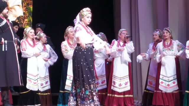 "Черноморэц идэ": народный казачий хор ЦК "Родина" (г. Анапа, 14.02.2026 г.)