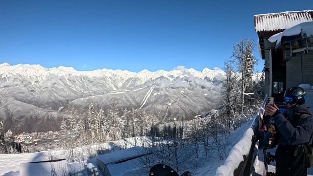 01 Красная поляна - 1460 метров (подъемник "Вершина")