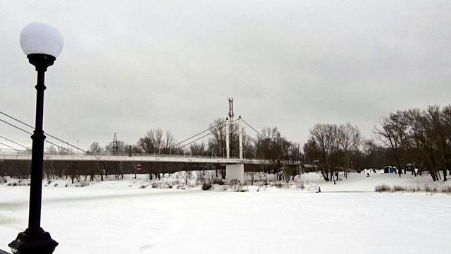 Набережная Урала Оренбург  2-я часть Видео Виктор Поживин 15.02.26.