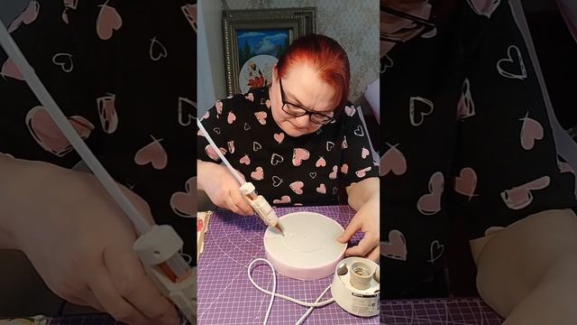 МК светильник из изолона Часть 3