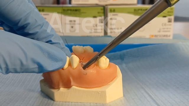 Использование шовного материала Supramid в стоматологии_ видеоинструкция